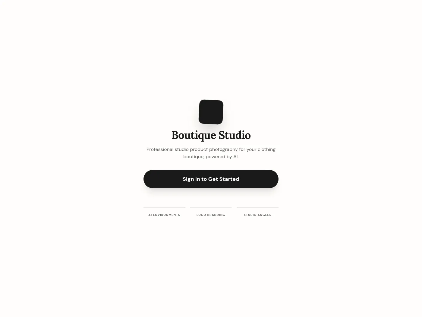 Studio Photo Generator