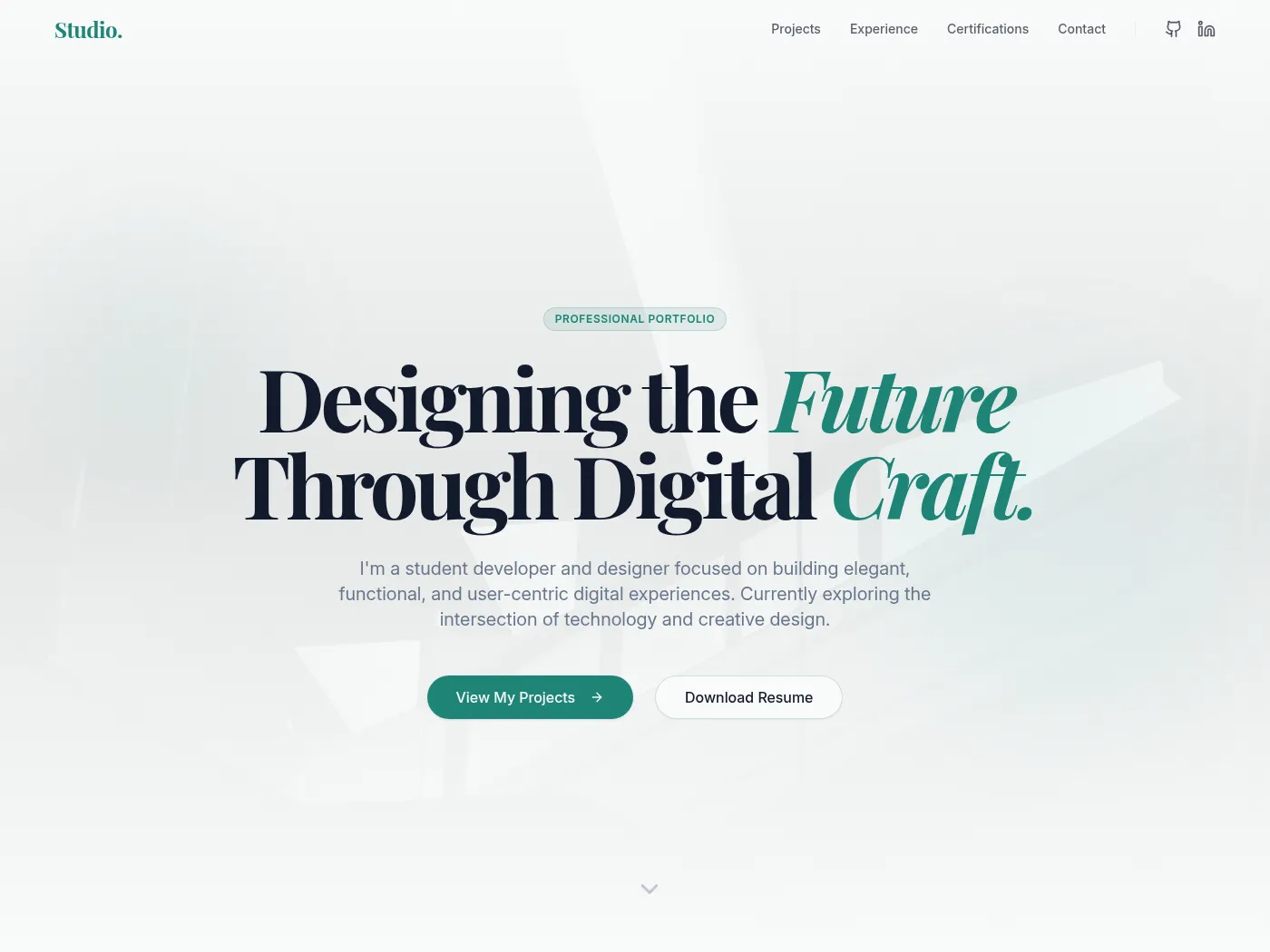 Studio Portfolio Pro