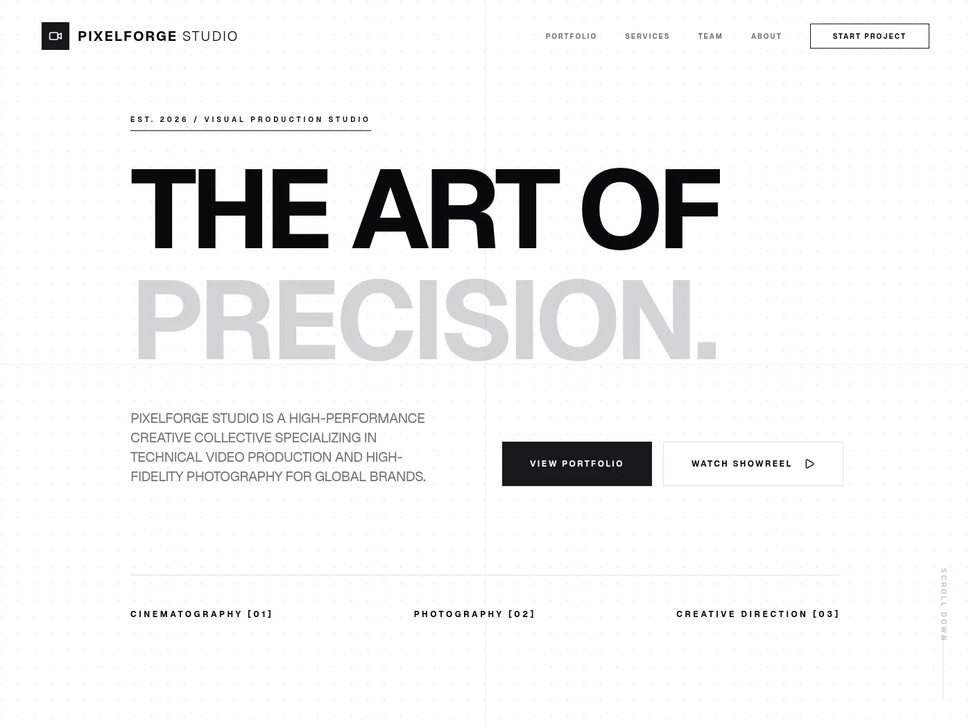 PixelForge Studio Site
