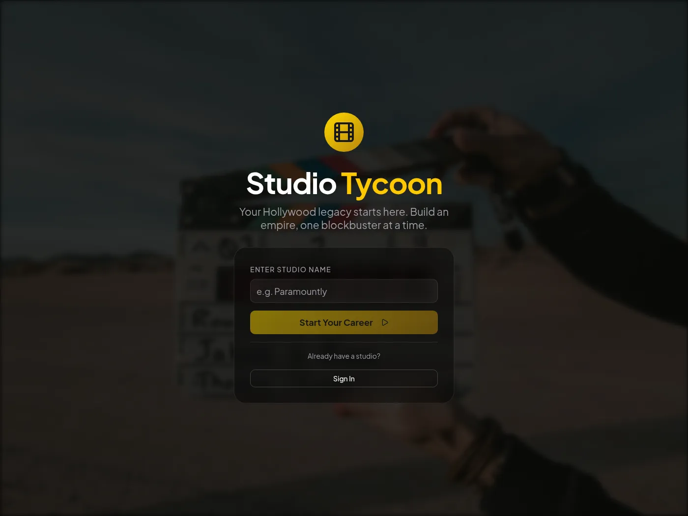 Studio Tycoon Simulator