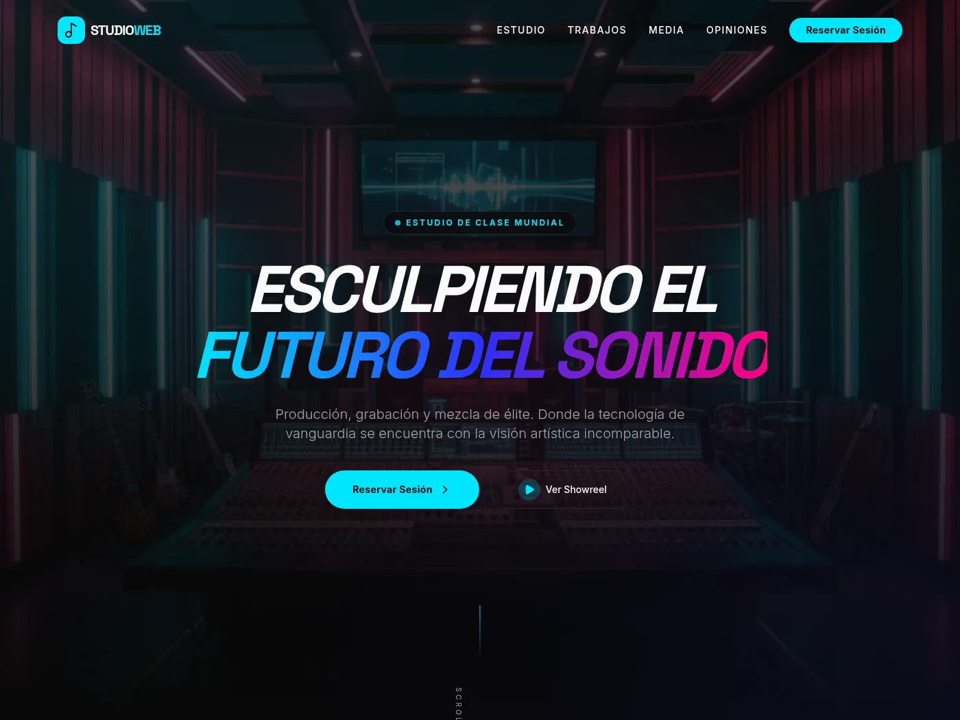 StudioWeb Landing