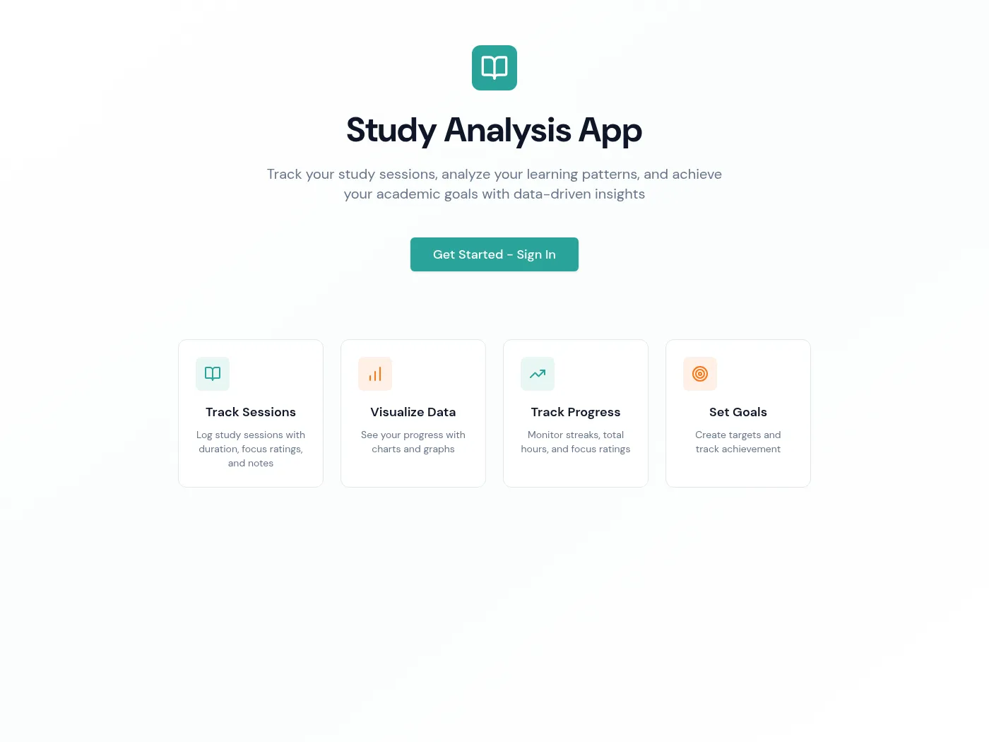 Study Analysis App