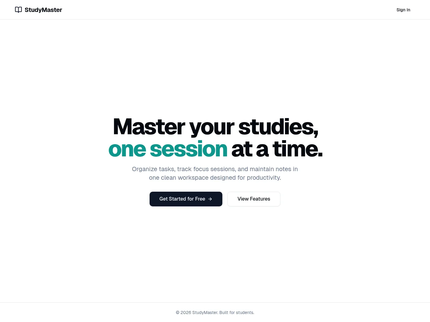 StudyMaster