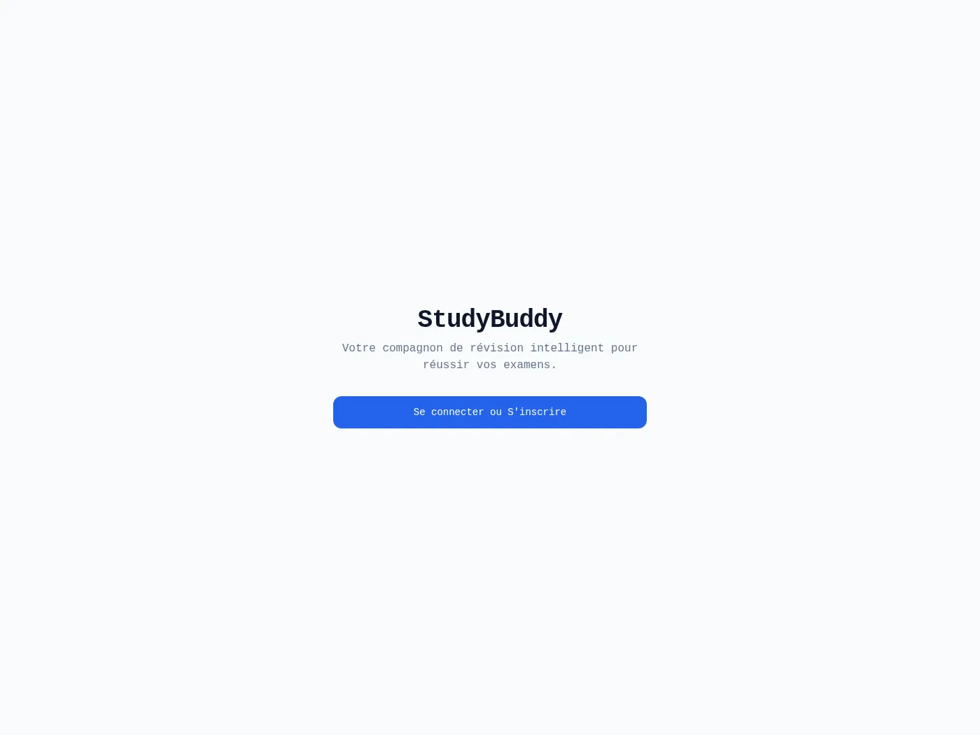 Study Buddy App