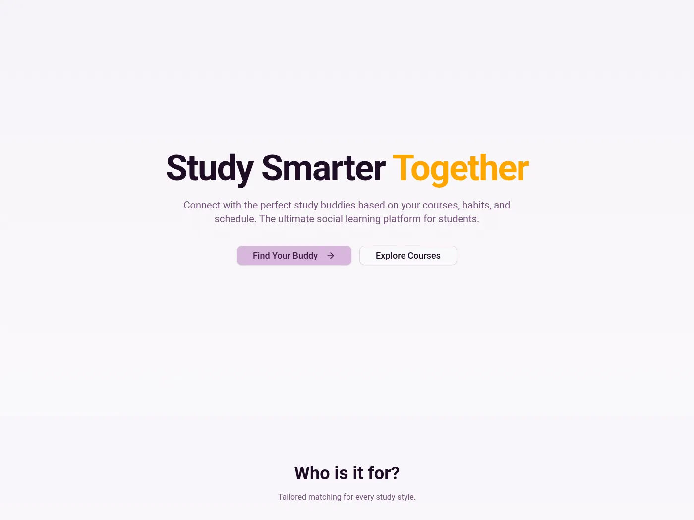StudyBuddy Connect