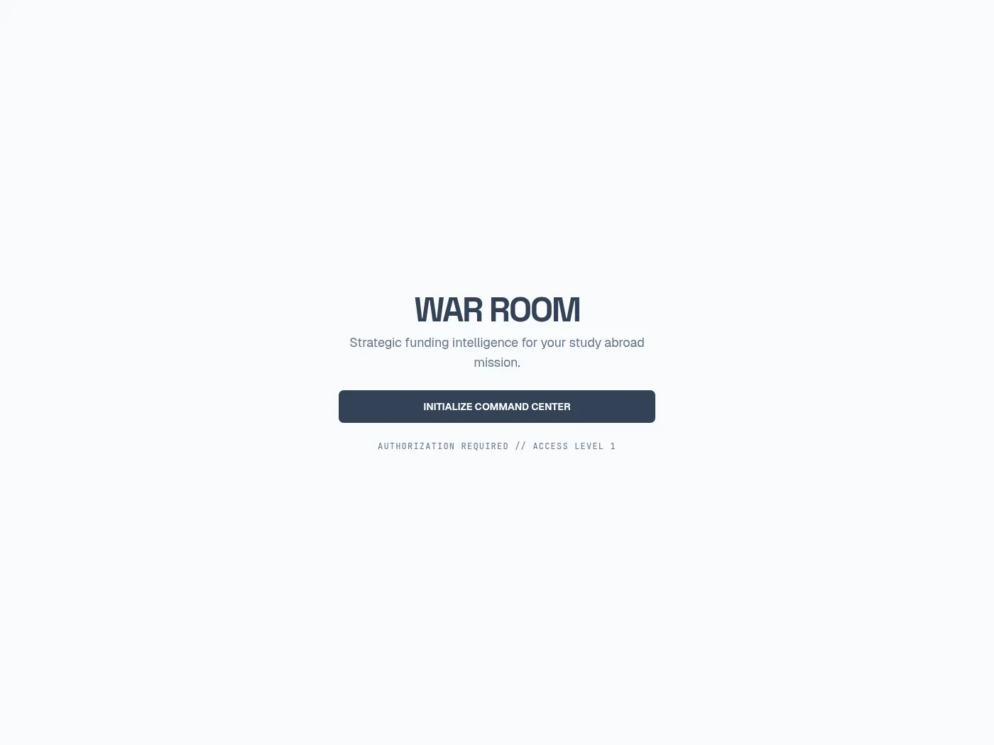 Study Abroad War Room