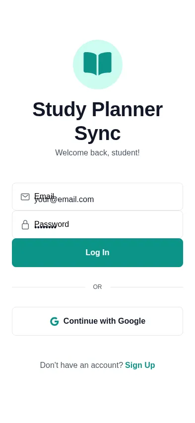 Study Planner Sync