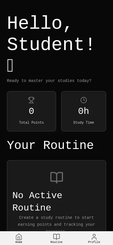 Study Routine Master