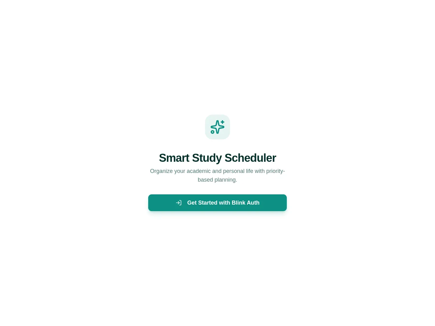 Smart Study Scheduler