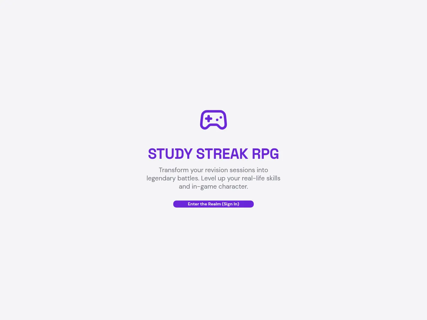 Study Streak RPG