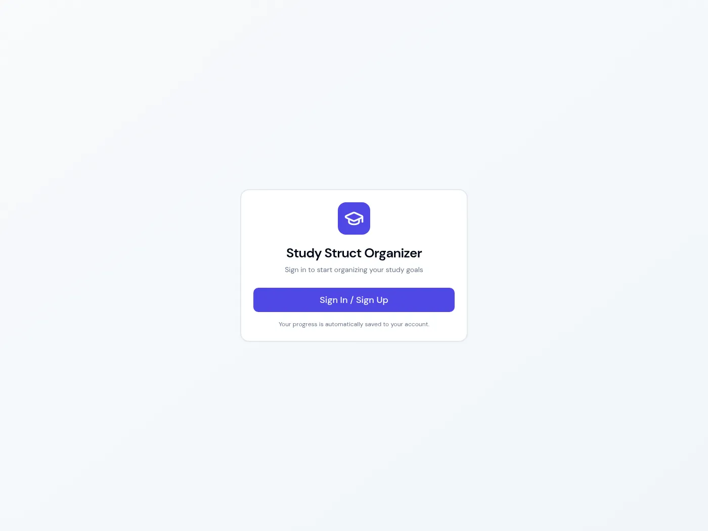 Study Struct Organizer