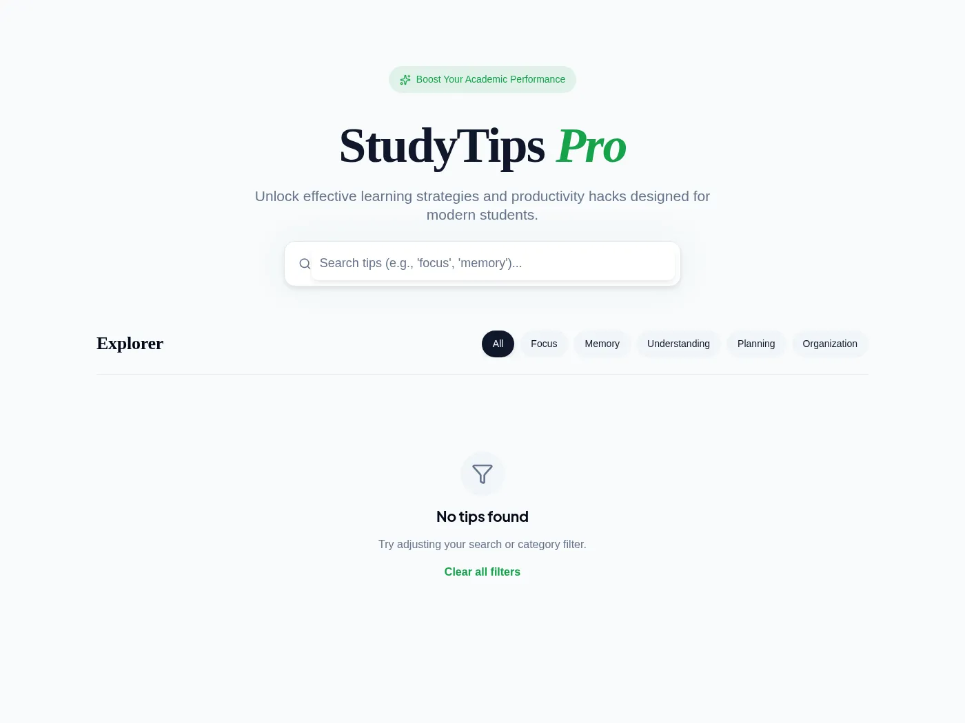 StudyTips Pro