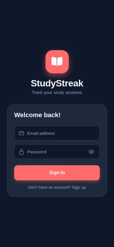 StudyStreak Tracker