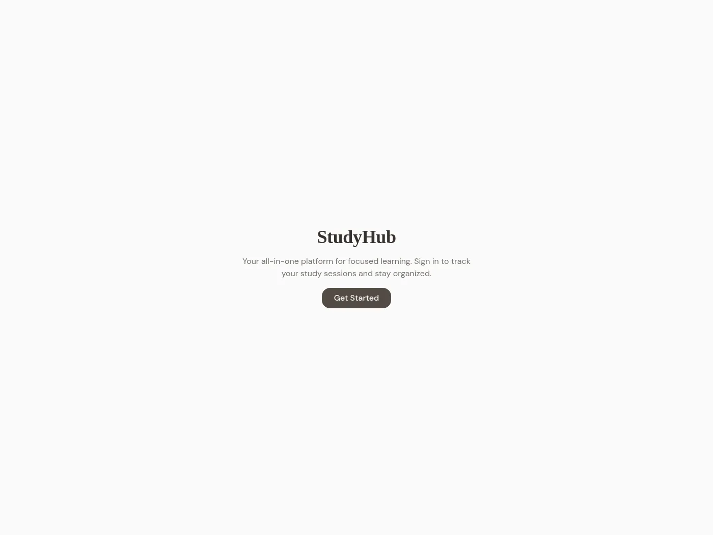 StudyHub Website