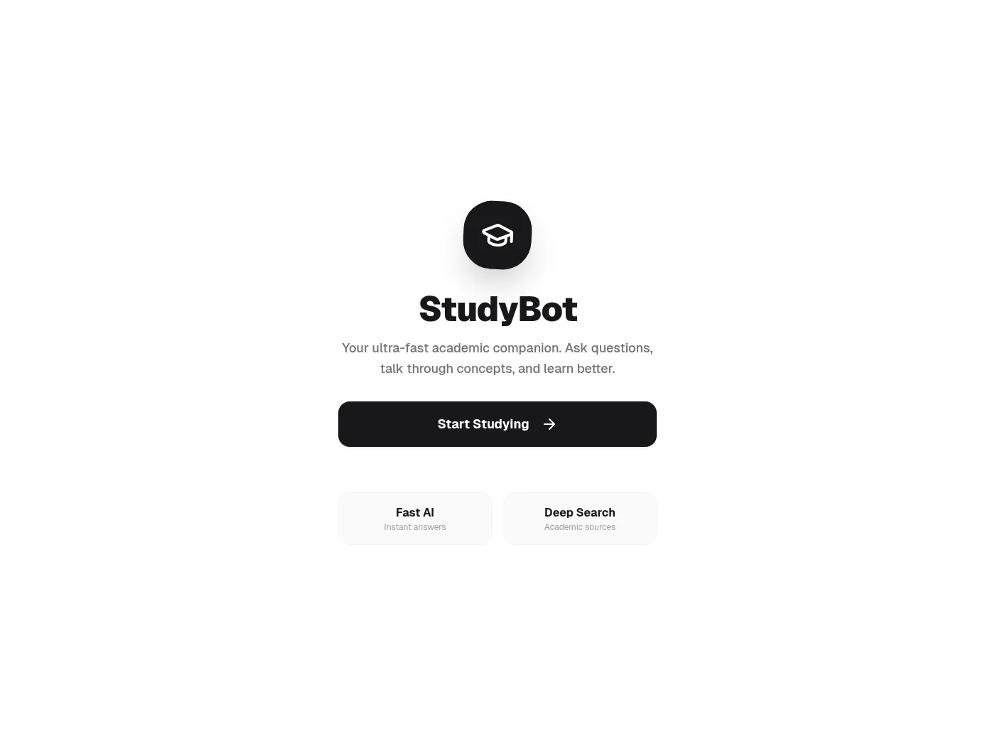 StudyBot AI Buddy