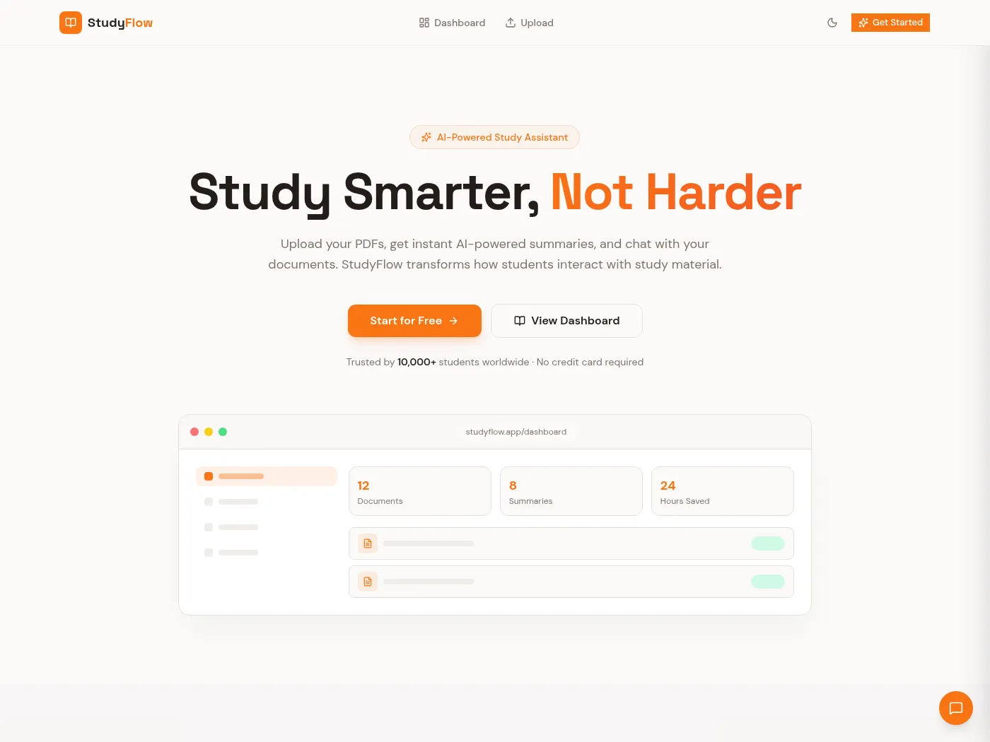 StudyFlow Student App