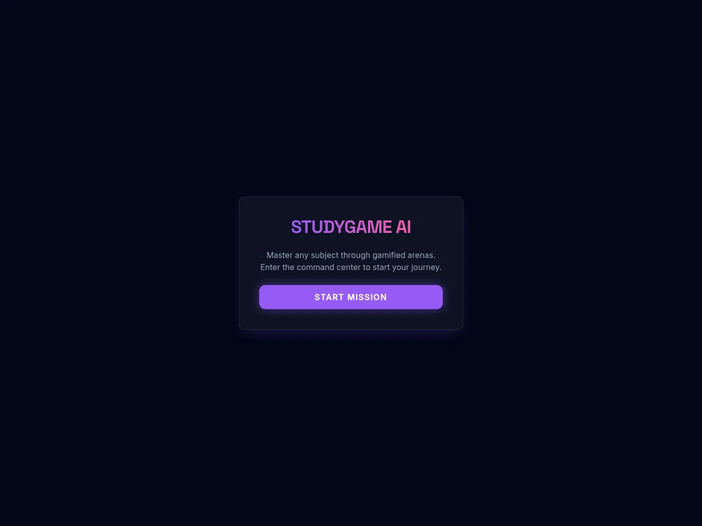 StudyGame AI