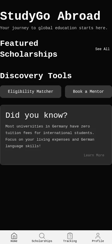 StudyGo Abroad App