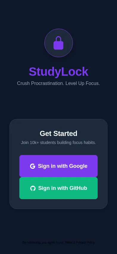 StudyLock – Focus Gamified