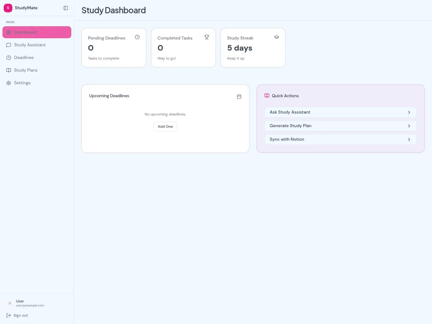 StudyMate AI Agent