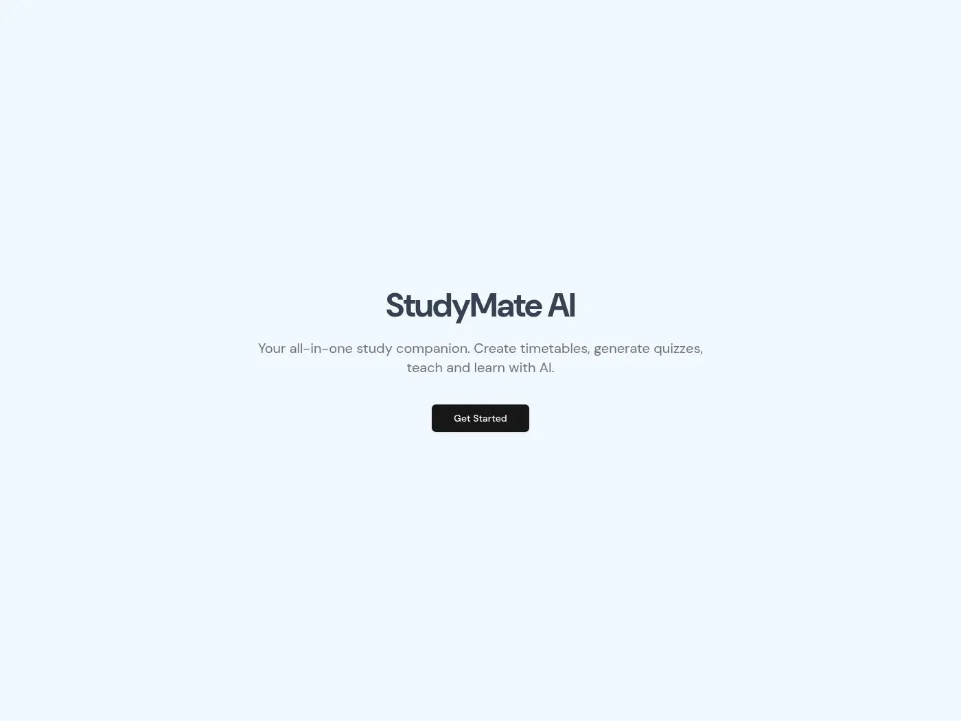 StudyMate AI