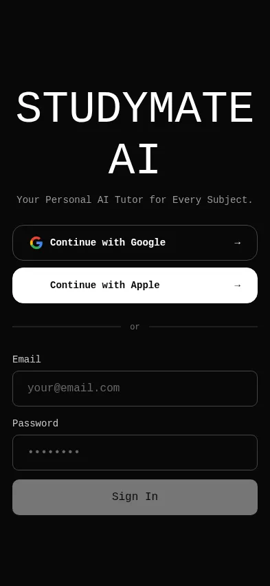STUDYMATE AI