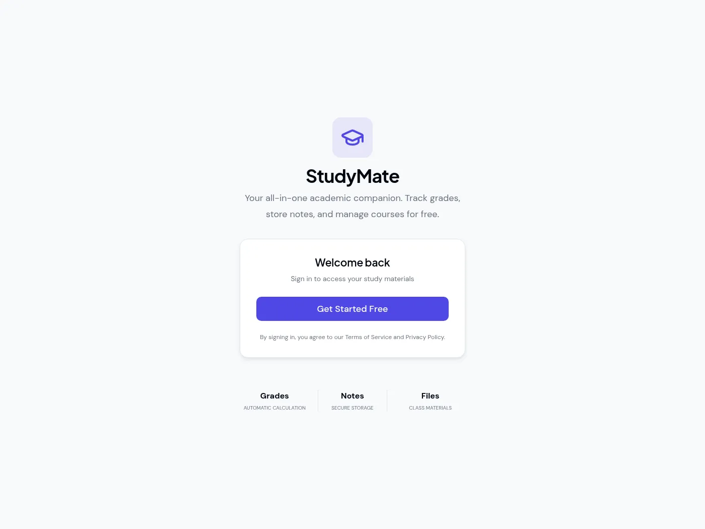 StudyMate Dashboard