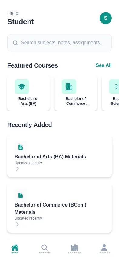 StudyMate Mobile Hub