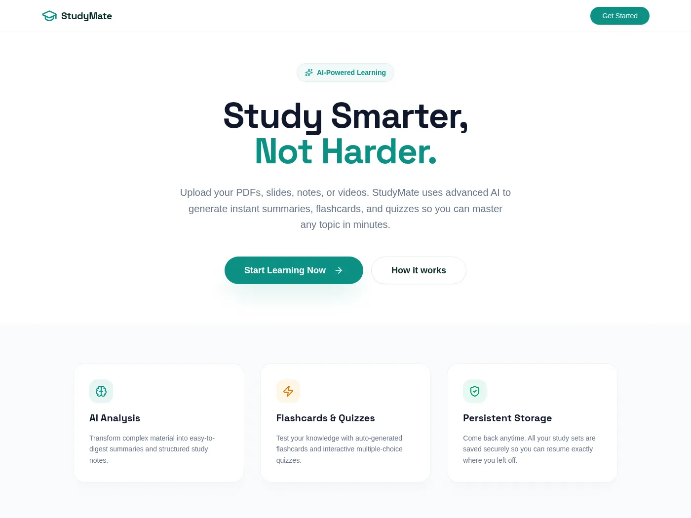 StudyMate Smart Portal