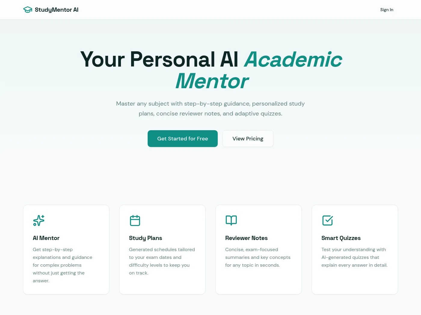StudyMentor AI