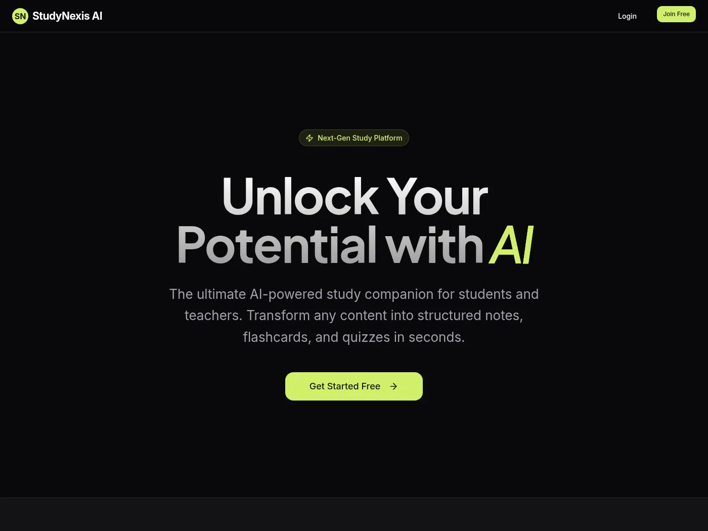StudyNexis AI