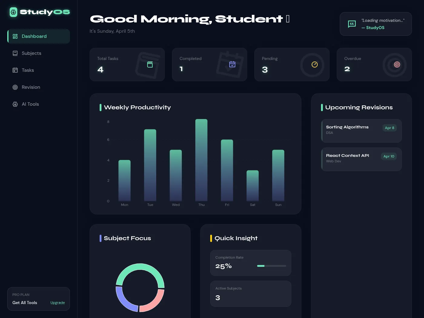 StudyOS: AI Study Companion