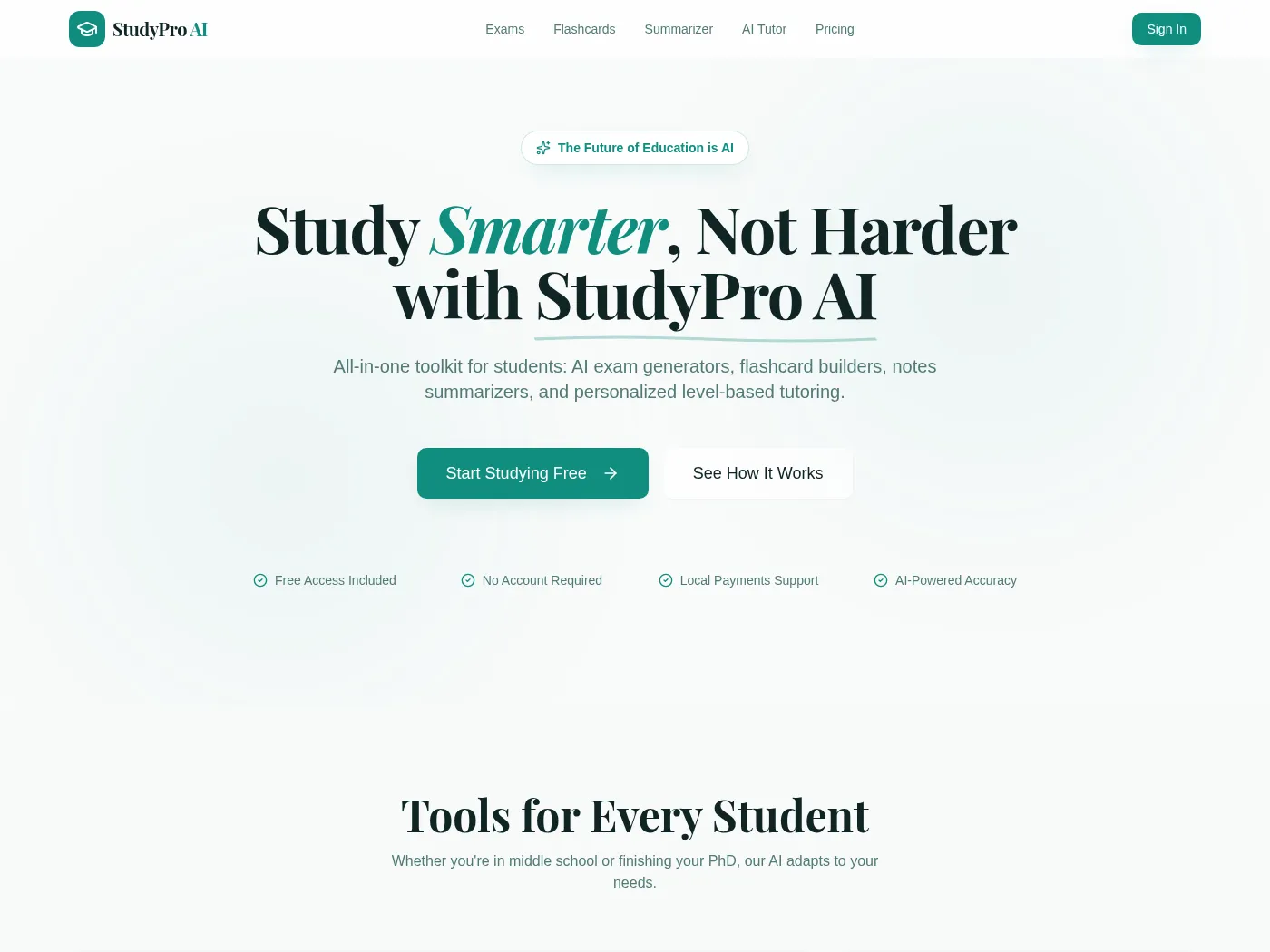 StudyPro AI Toolkit
