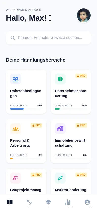 StudyPro Mobile Prototype