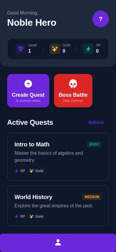 StudyQuest Heroes