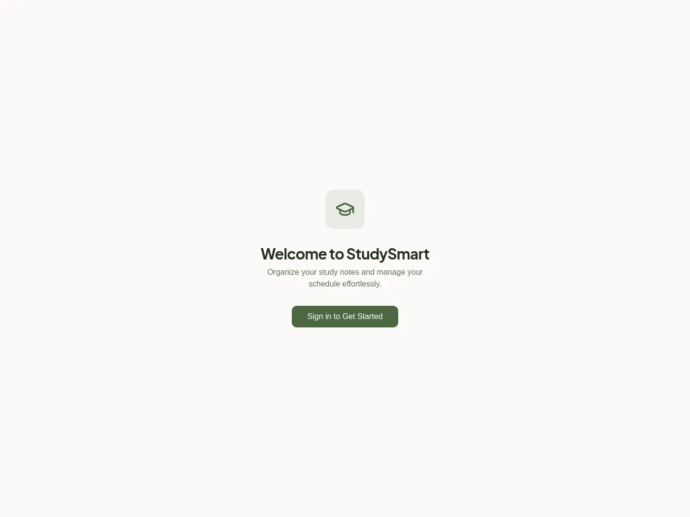 StudySmart Web App