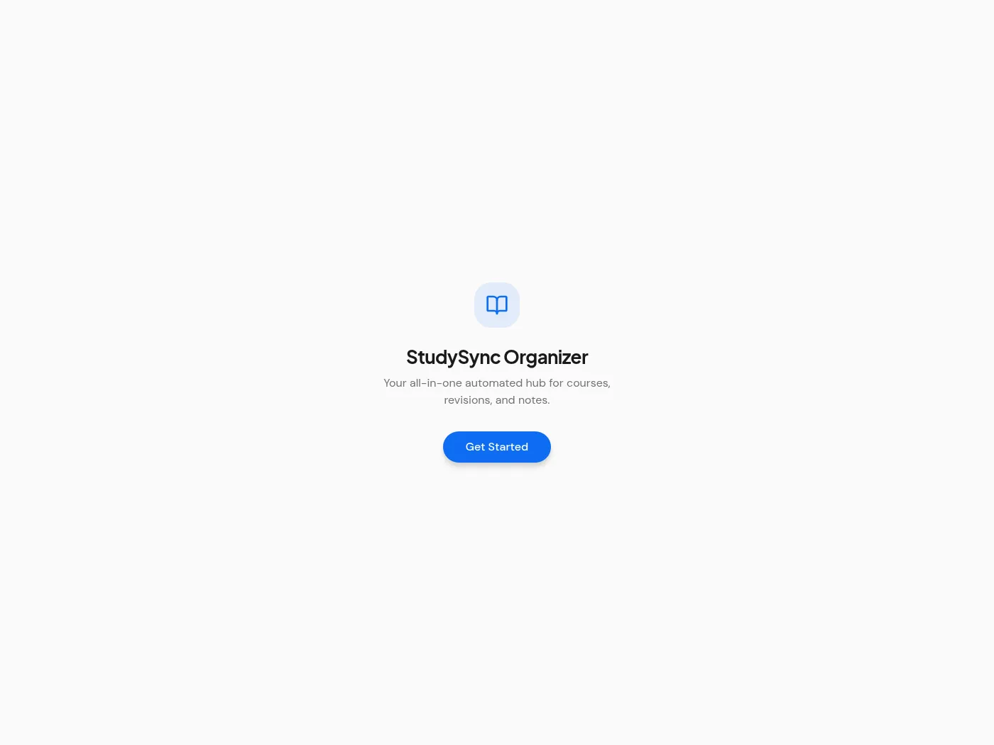 StudySync Organizer