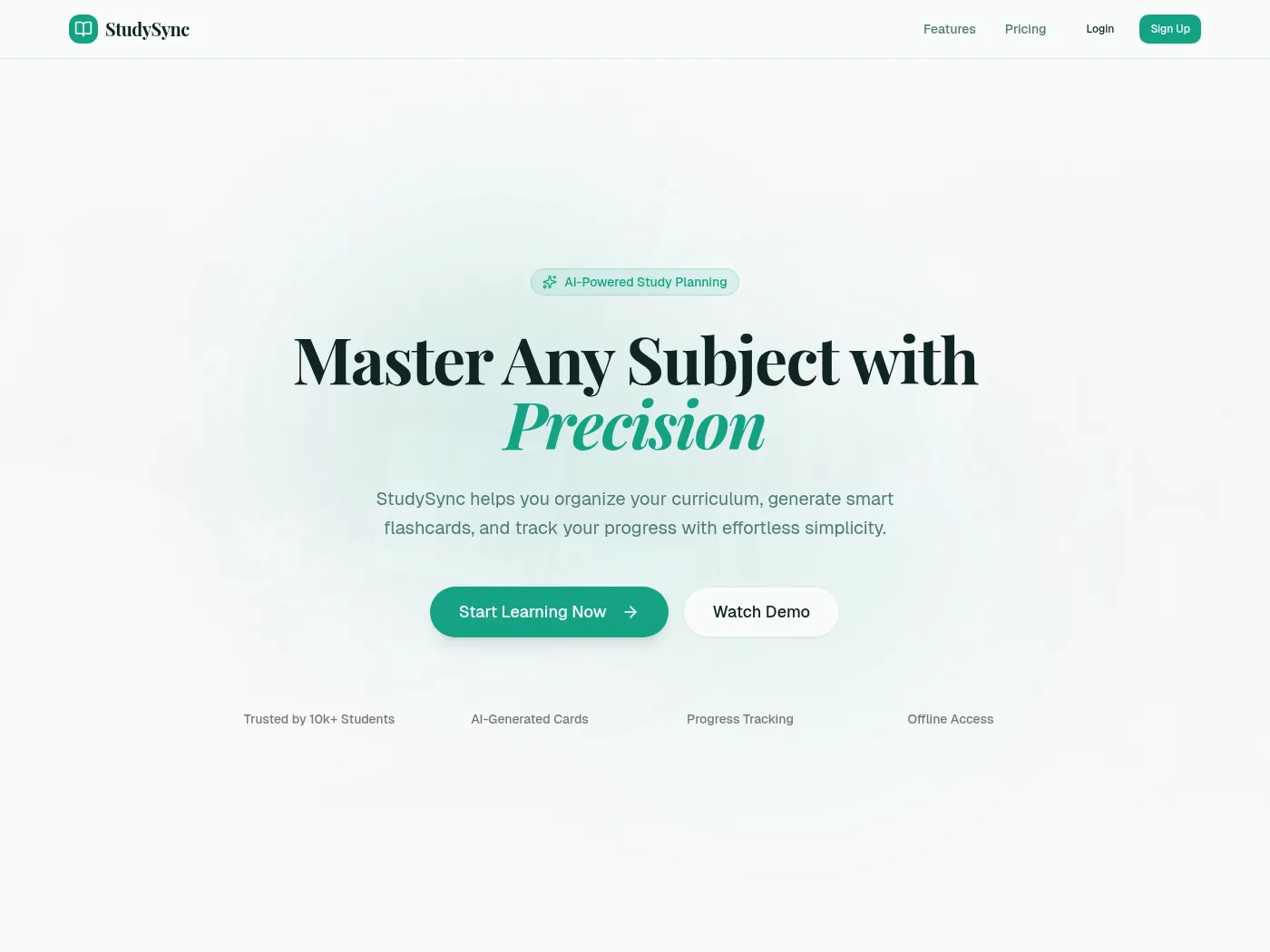 StudySync Platform