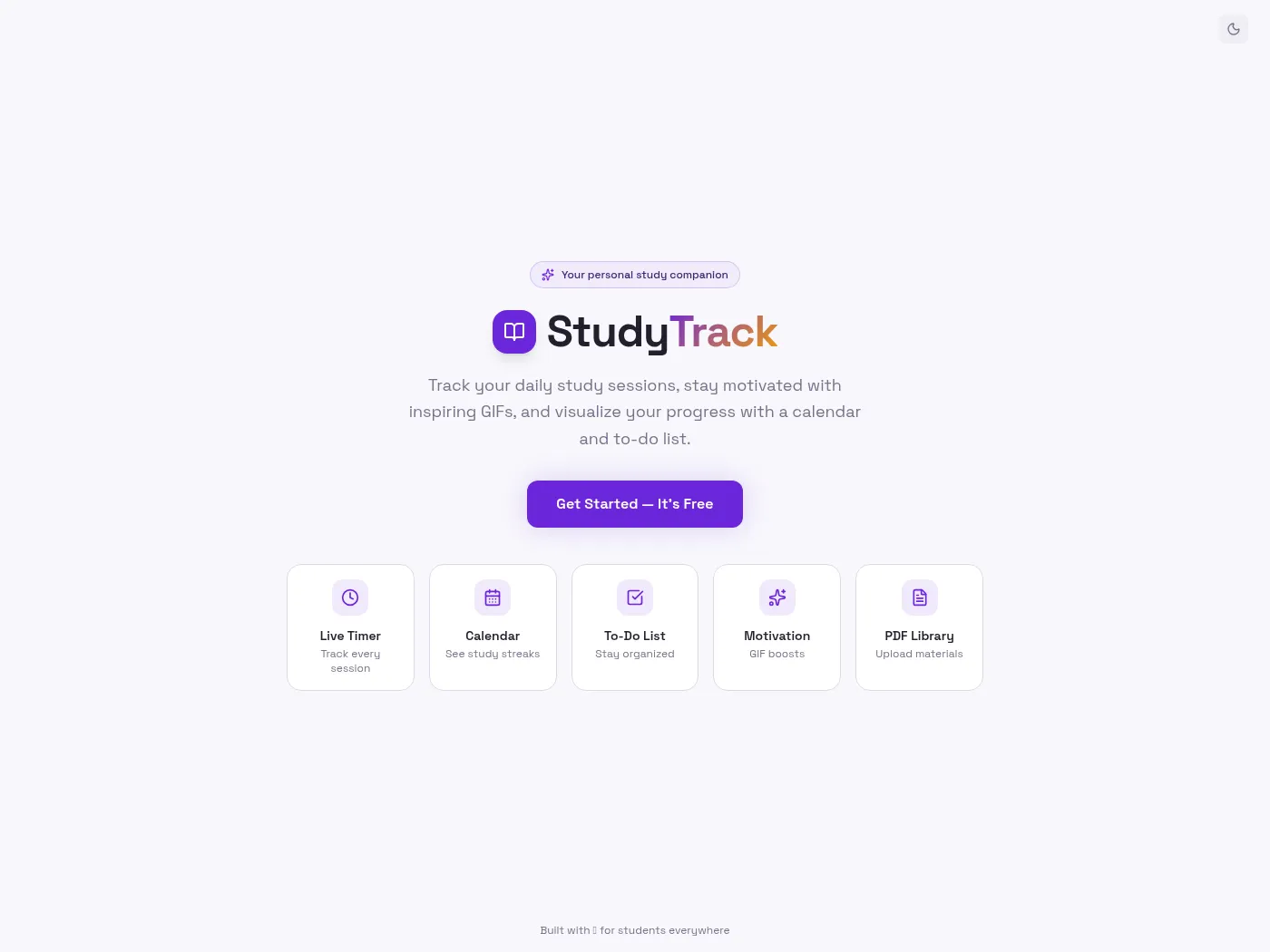 Study tracker.io