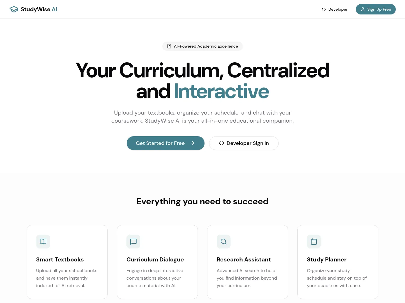 StudyWise AI Assistant