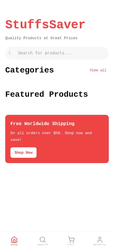 StuffsSaver Web App