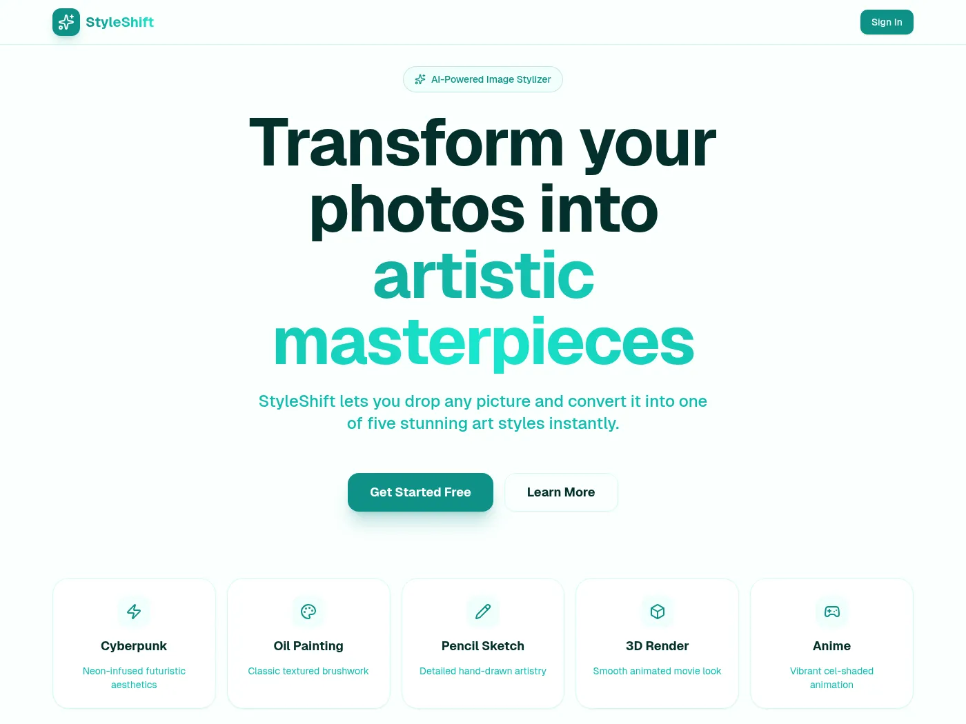 StyleShift Image Generator
