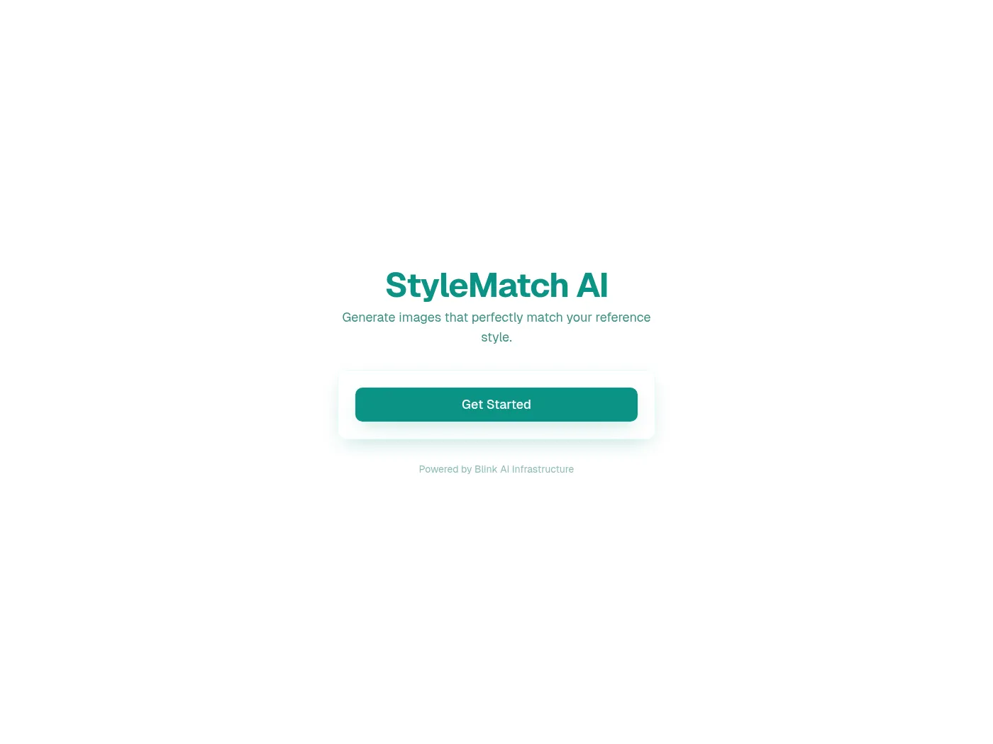 StyleMatch Image Generator