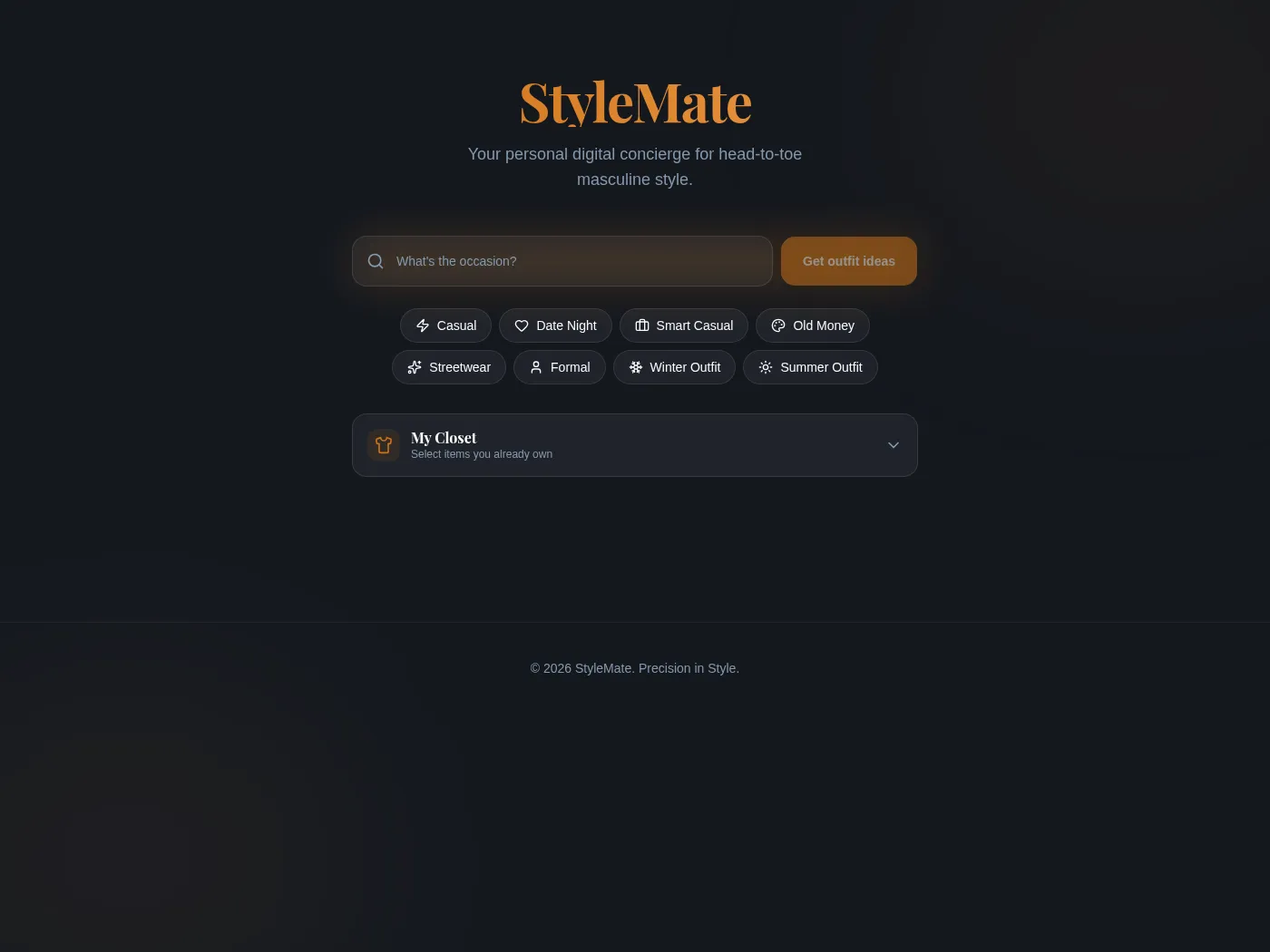 StyleMate Outfit Guide