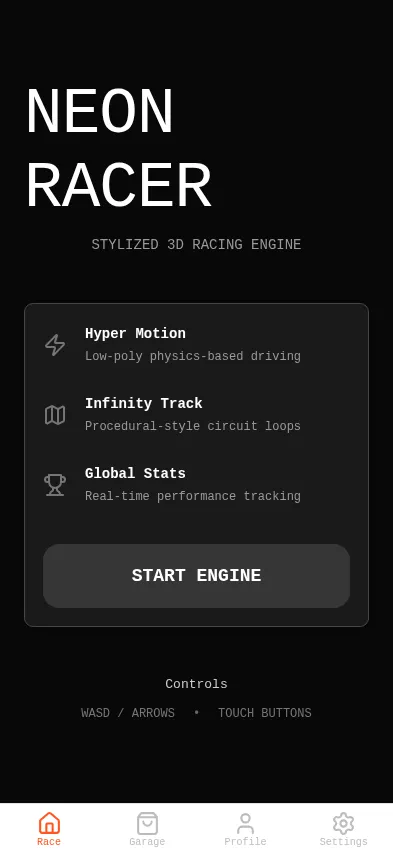 Stylized 3D Racing Game