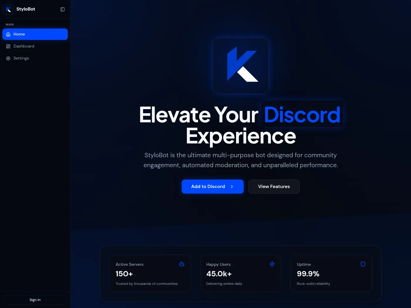 StyloBot Dashboard