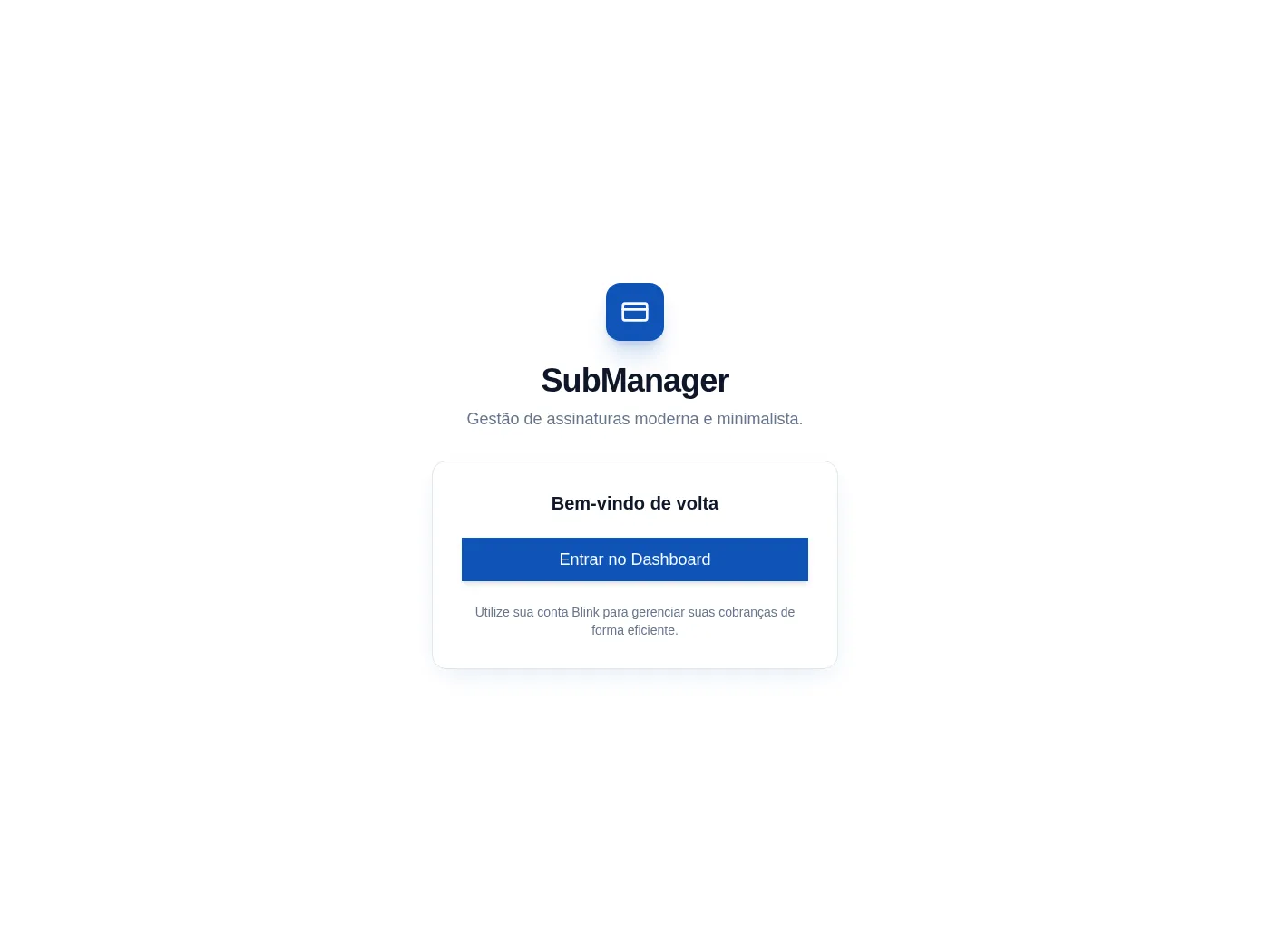 SubManager Frontend