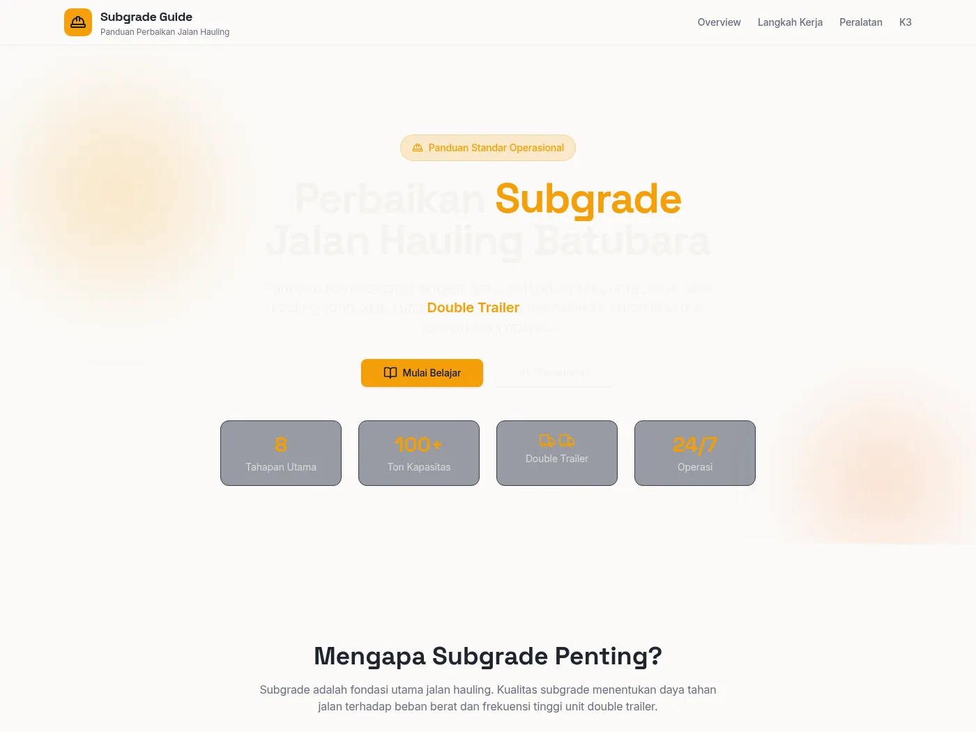 Hauling Subgrade Repair Guide