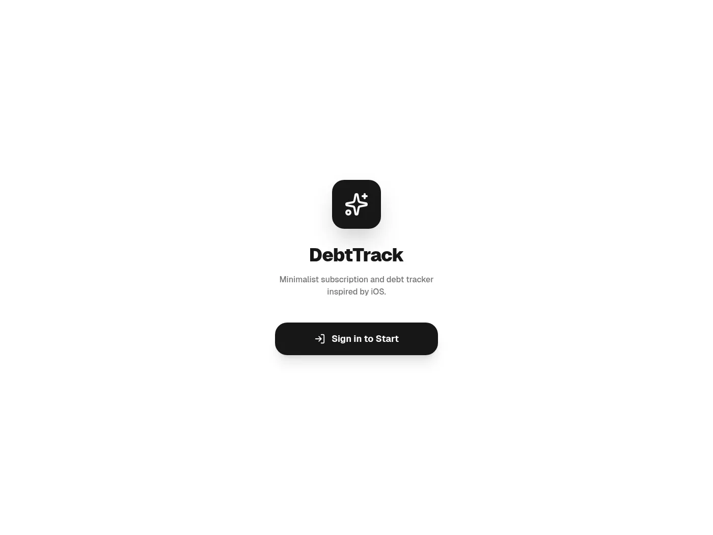 Minimalist Subscriptions Tracker