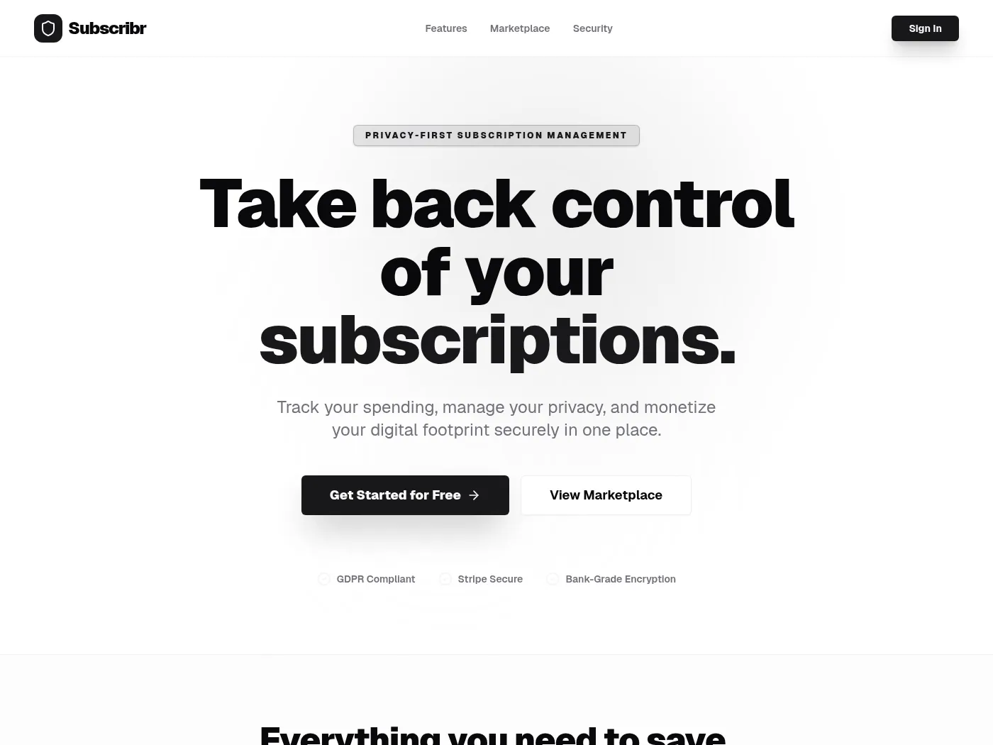 Subscribr Dashboard